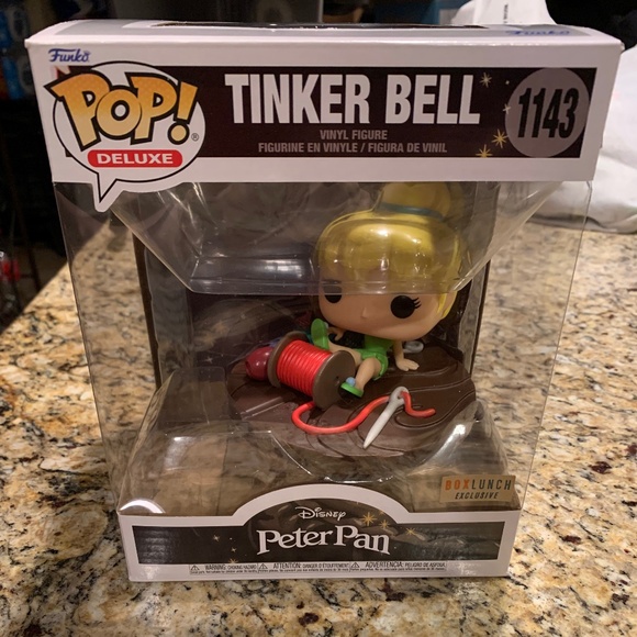 Disney | Toys | Funko Pop Deluxe Nwt Disney Peter Pan Tinker Bell Box ...